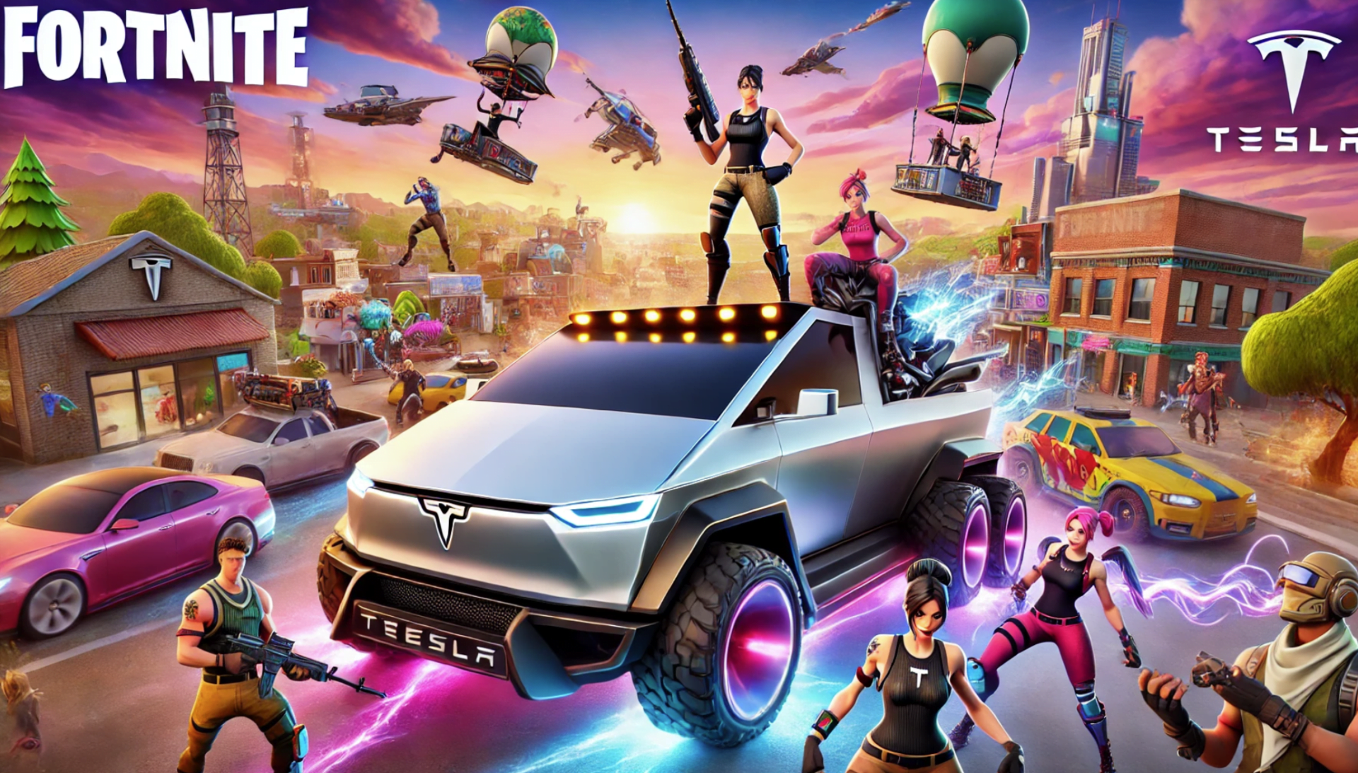 Fortnite y Tesla se Unen: La Cybertruck Llega al Battle Royale ...